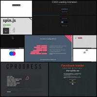 jQueryやCSS3によるクリエイティブなローディングエフェクト10 - いぬらぼ